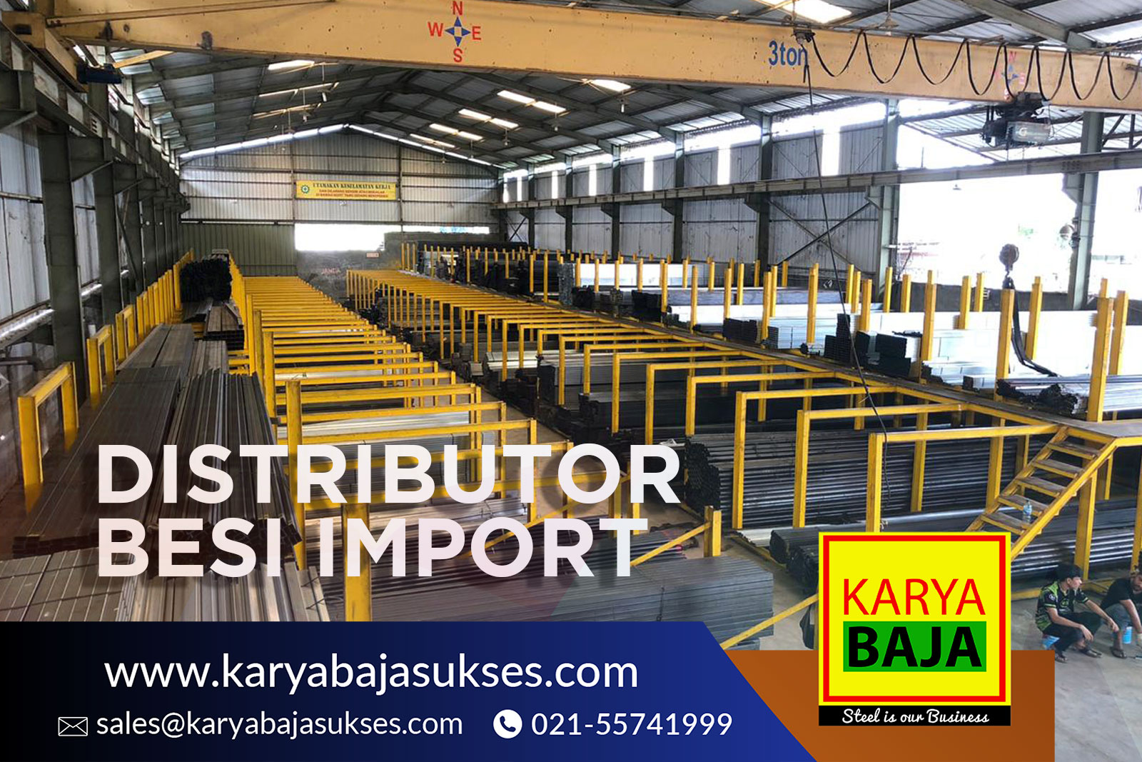Distributor Besi Import - PT. Karya Baja Sukses